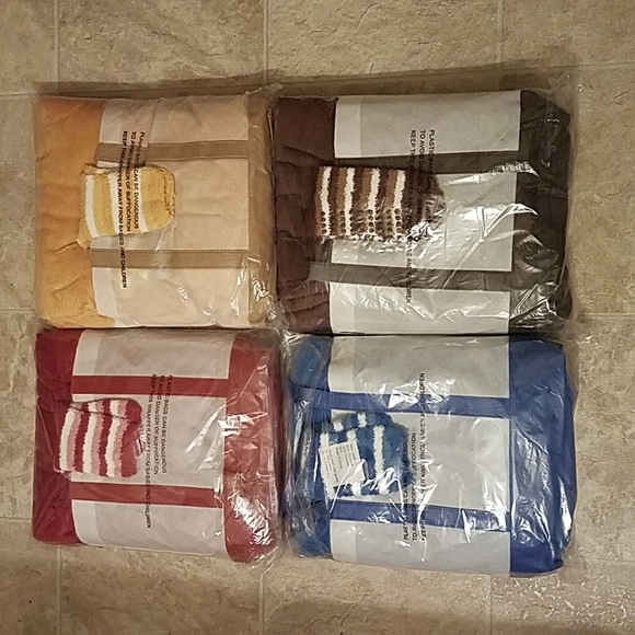 Other | Threepiece Totethrowsock Set | Poshmark